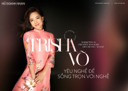 NTK Trisha Võ - người kế thừa Áo dài Liên Hương: "Yêu nghề để sống trọn ...