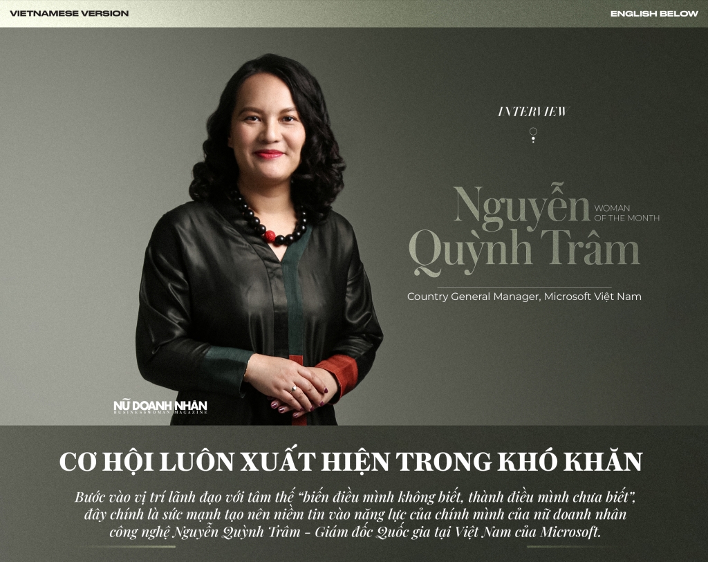 Phỏng vấn Nguyễn Quỳnh Trâm Country General Manager Microsoft VN