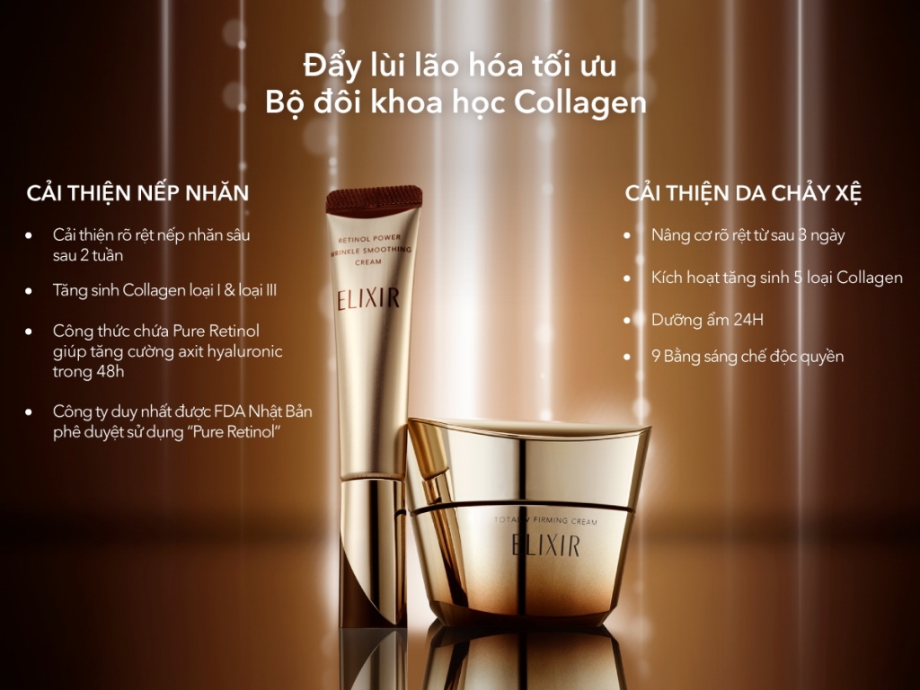 Elixir ra mắt Total V-Firming Cream sau 20 năm nghiên cứu chống chảy xệ