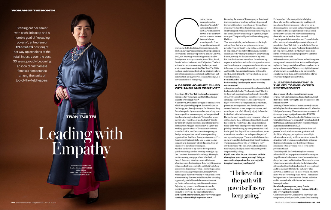 INTERVIEW | CEO, Pharmacity - TRẦN TUỆ TRI: Leading with Empathy
